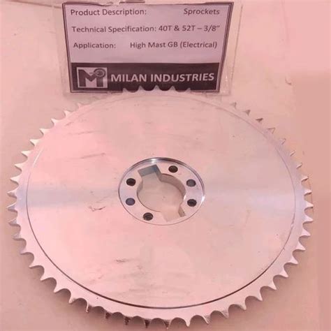 Simplex Mild Steel Roller Chain Sprocket At ₹ 550 Piece In Jalna Id 24336395233