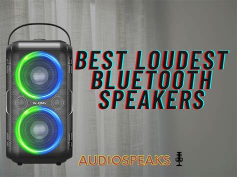 Best Loudest Bluetooth Speakers With Bass And Stereo Options