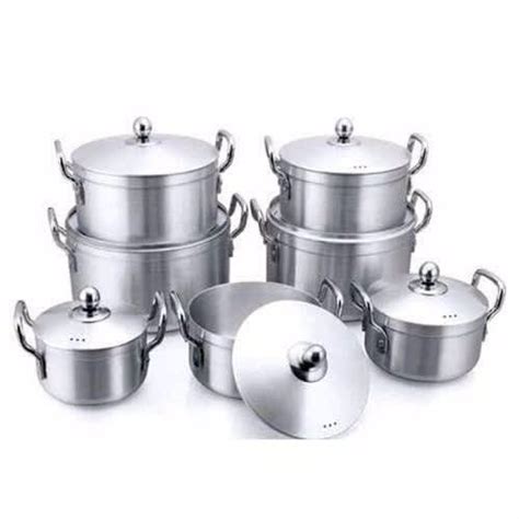 Hoffner Cooking Pots 7 Pieces Aluminium 6073444 Konga Online