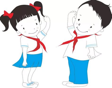 少先队鼓号简笔画少先队队旗简笔画大山谷图库