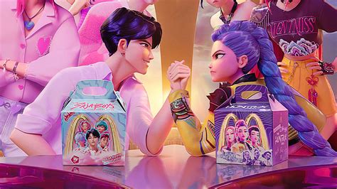 Kpop Demon Hunters Mcdonalds Collaboration Huntrx Vs Saja Boys
