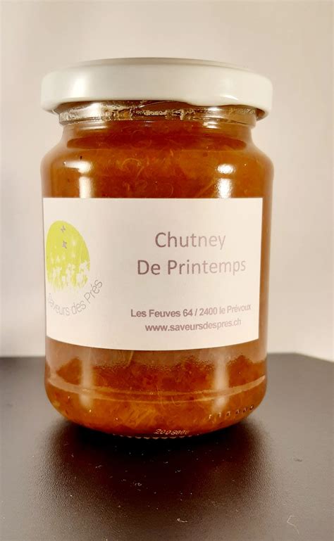 Chutney De Printemps Saveurs Des Prés