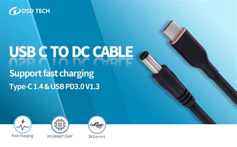 Dsd Tech Magicconn Sh Cp05a Usb Type C Pd To Dc Power Cable 5v Amazon