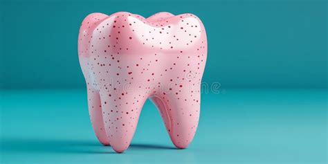 A Threedimensional Model Showcasing A Decayed Tooth That Is Covered In