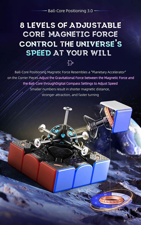 Moyu 3x3x3 Magnetic Cube Super Weilong V1 Puzzle Intellectual Toy