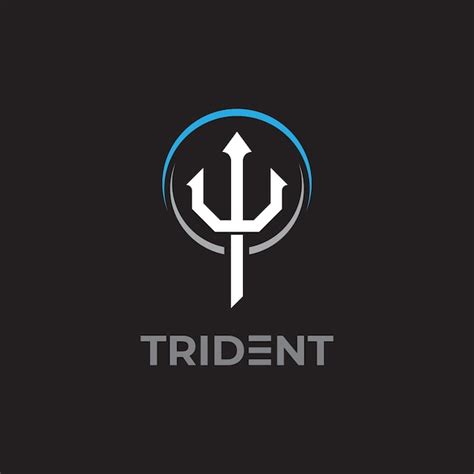 Premium Vector Trident Logo Design Concept