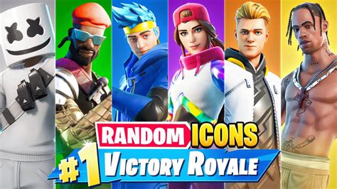 The Random Icon Boss Challenge In Fortnite Youtube