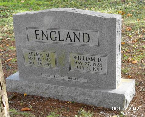 Zelma Mae Johnson England 1919 1995 Find A Grave Memorial
