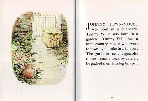 Books From The 1910s The Tale Of Johnny Town Mouse