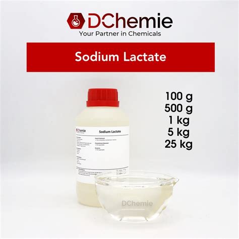 Sodium Lactate Dchemie Malaysia Trusted Chemical Supplier