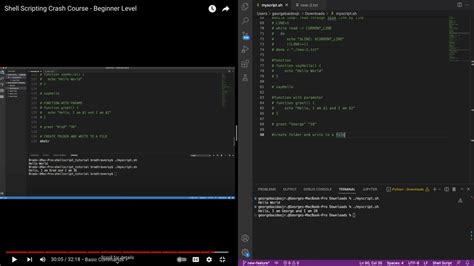 Bashshellscripting Linux Cloud Vscoce Youtube Alwayslearning George Baidoo Jr
