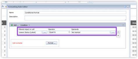 Learn Add Conditional Formatting To A Business Objects Report Kallidus