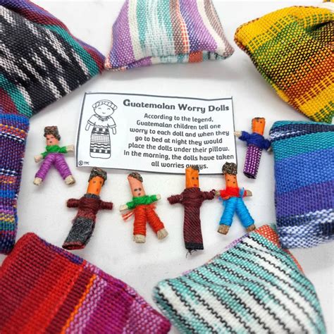 Guatemalan Worry Dolls Mayan Dolls Trouble Dolls Worry Etsy