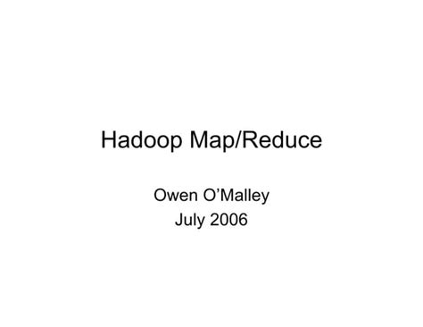 Writing Hadoop Map Reduce Programs Pptx