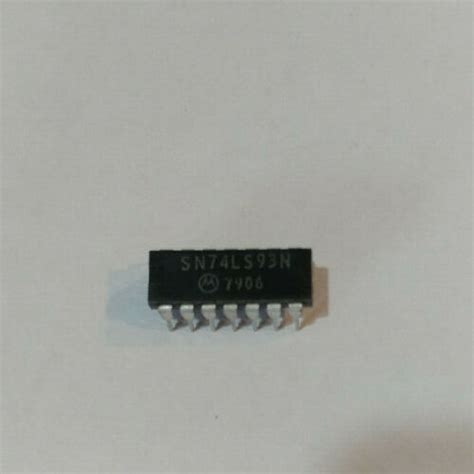 Sn74ls93n Dm74ls93n 74ls93n Dip Ttl Ic 1 Chip New Old Stock Usa Binary