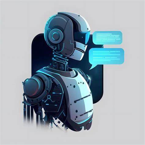 Premium Ai Image Robot System Artificial Intelligence Chatgpt Chatbot Ai Communicate