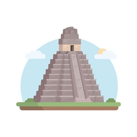 Tikal Guatemala Punto De Referencia Ilustración 46263449 Vector En Vecteezy