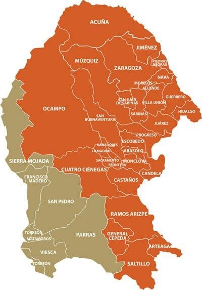 Coahuila Mexico Coahuila Mexico Mapa De Mexico Coahuila