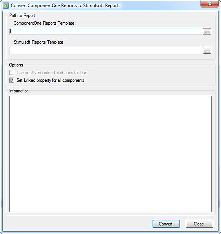 Import From ComponentOne Reports To Stimulsoft Reports Is Available Stimulsoft