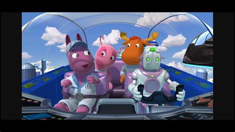 Robot Raquel On A Rampage The Backyardigans Robot Rampage Youtube