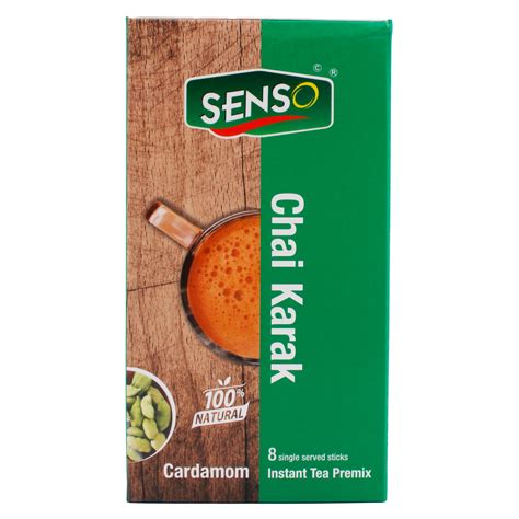 Senso Karak Chai Cardamom Instant Tea Premix 8 X 20 G Online At Best