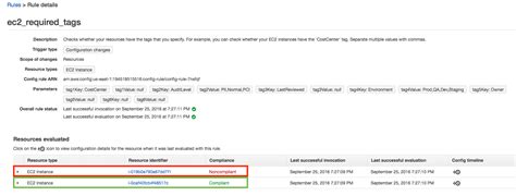 aws config checking for compliance with new managed rule options aws