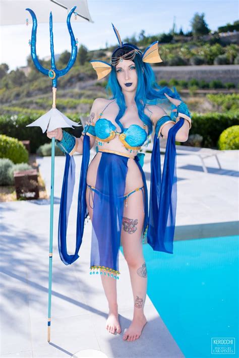 Vaporeon Sexy Armour Pokemon Cosplay By Kerocchi R Cosplayfeet