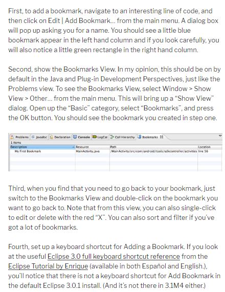how to navigate to the last cursor position in eclipse if it is in the