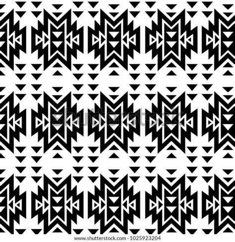 Aztec Pattern Tribal Pattern Geometric Elementsvector Stock Vector