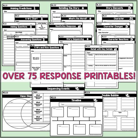 2nd Grade Reading Response Activities Printable And Digital Lead In