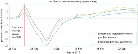 Quantifying Community Resilience Based On Fluctuations In Visits To Points Of Interest Derived
