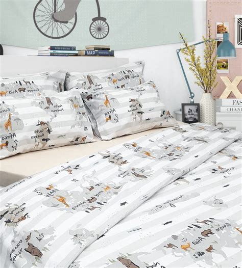 Dečija Posteljina Mapa Sveta Siva Super San Niš