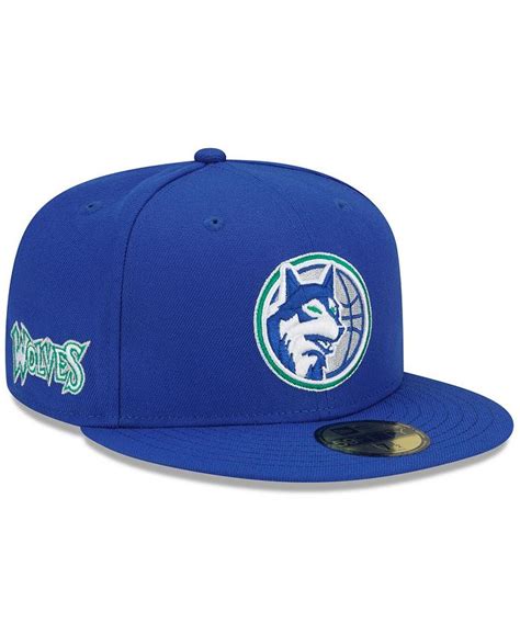 New Era Mens Blue Minnesota Timberwolves City Edition Alternate