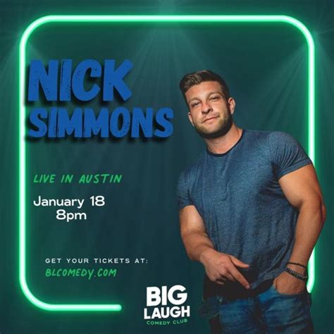 Nick Simmons Live In Austin Big Laugh Comedy At Vulcan Gas Company