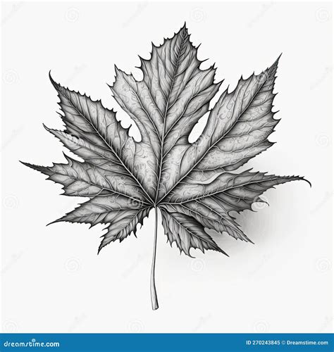 One Mapple Leaf Isolated Stock Illustration Illustration Of Foliage 270243845