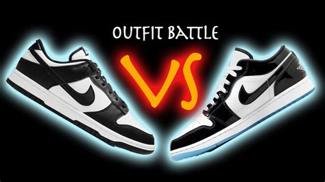 Panda Dunks Vs Air Jordan 1 Low Outfit Comparison Which Looks Better