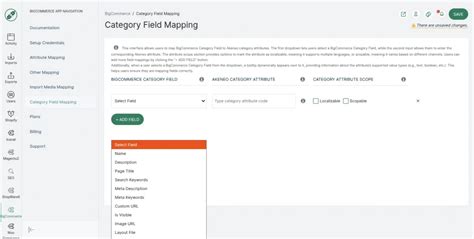 guide for akeneo bigcommerce app