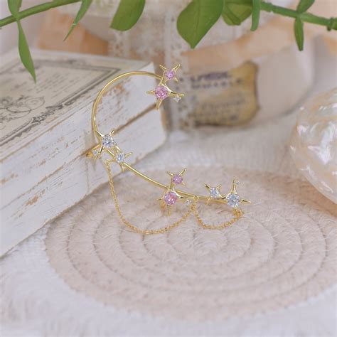 Shooting Star Tassel Ear Cuff Stay Fancy