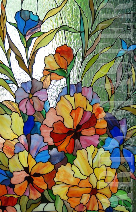 270 Stain Glass Flowers Ideas Stained Glass Flowers Glass Flowers