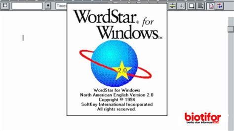 Pengertian Wordstar Pengantar Ke Masa Lalu Pengolahan Kata