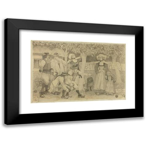 Charles Laval 14x11 Black Modern Framed Museum Art Print Titled