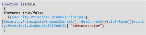 How Do You Define A Powershell Function That Requires Elevation