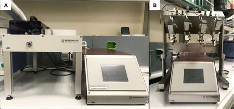 Borgwaldt Lm1 Smoking Machine A And Lm4e Vaping Machine B Photos Download Scientific