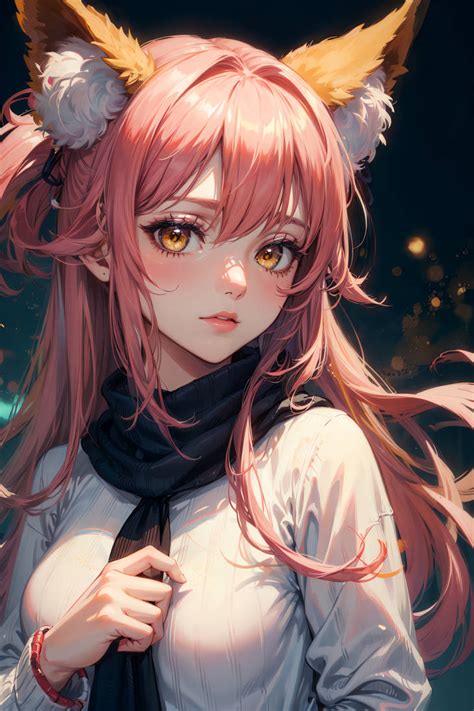 Foxgirl In The Night By Kyauto On Deviantart