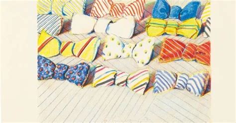 Wayne Thiebaud Untitled Bow Ties Arthipo