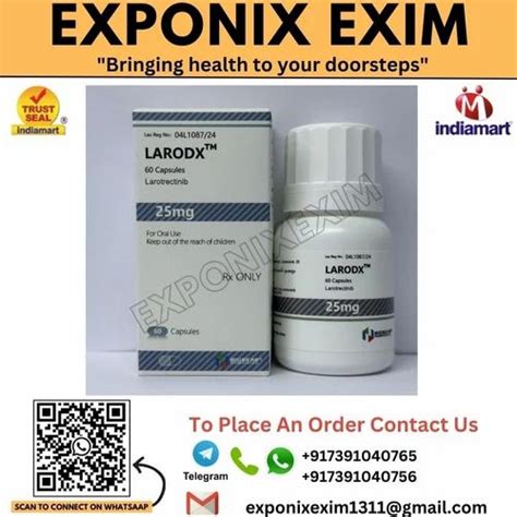 Larotrectinib 25 Mg At ₹ 12000bottle New Items In Nagpur Id