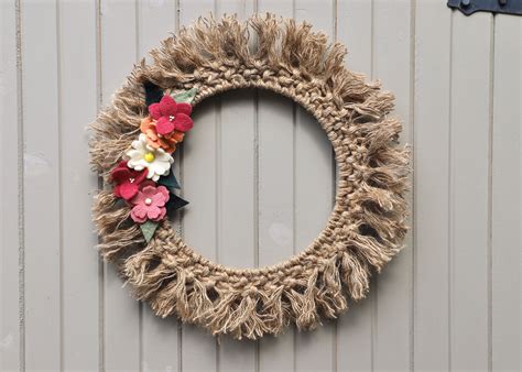 Excited To Share This Item From My Etsy Shop Floral Macrame Wreath