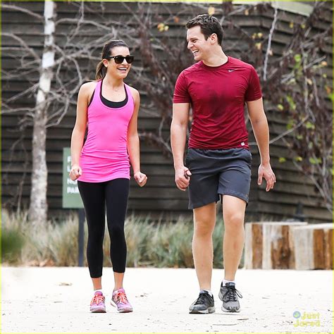 Lea Michele Stretches It Out Before Hike Photo 638387 Photo Gallery