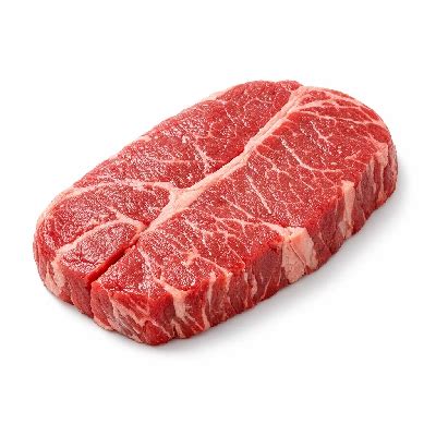 Raw Beef Chuck Shoulder Clod Top Blade Steak Flat Iron Infraspinatus