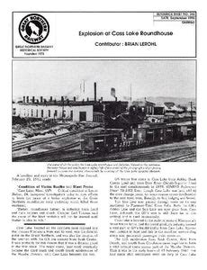 Digital Rs246 Cass Lake Gn Roundhouse Explosion Gnrhs